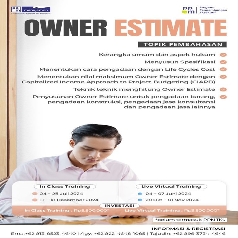 Owner Estimate - PPM Manajemen