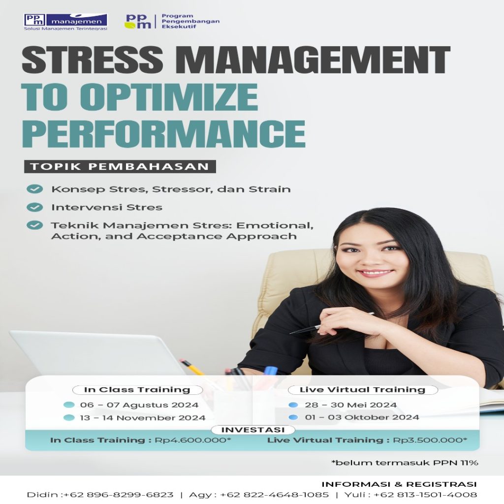 Stress Management to Optimize Performance - PPM Manajemen