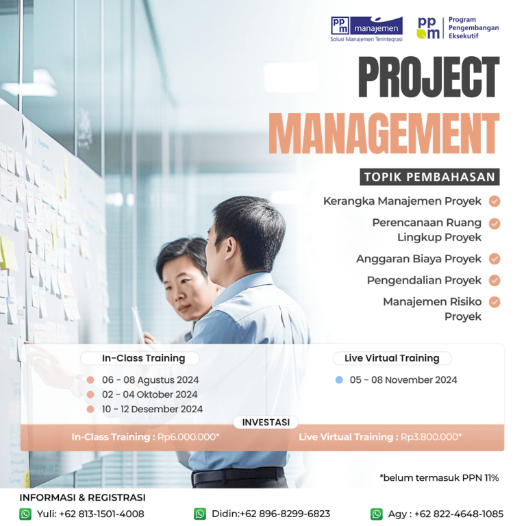 Project Management - PPM Manajemen