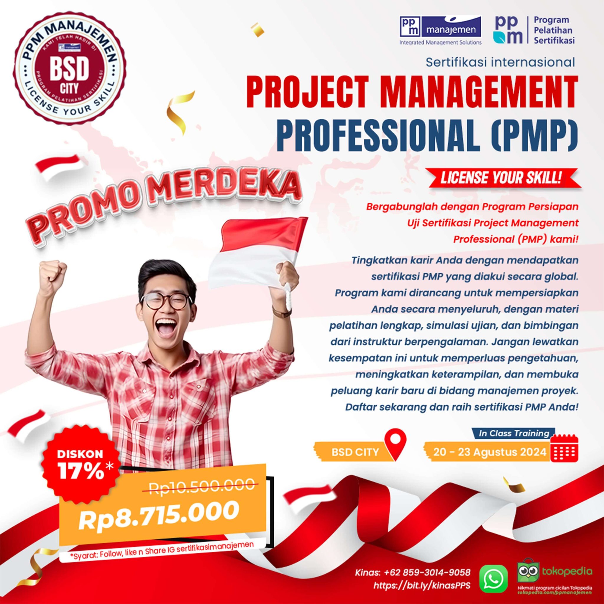 Project Management Professional (PMP) : A Guide to PMBOK - PPM Manajemen