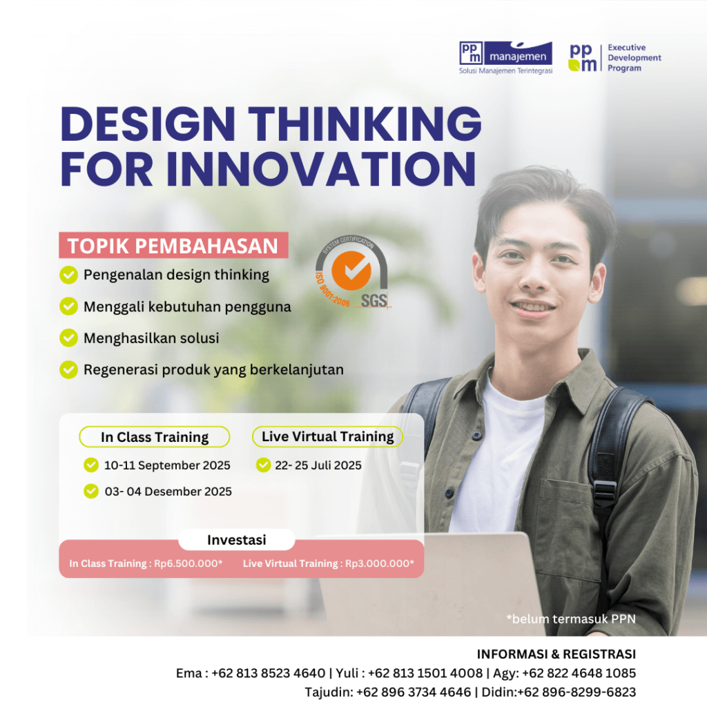 Design Thinking For Innovation - PPM Manajemen