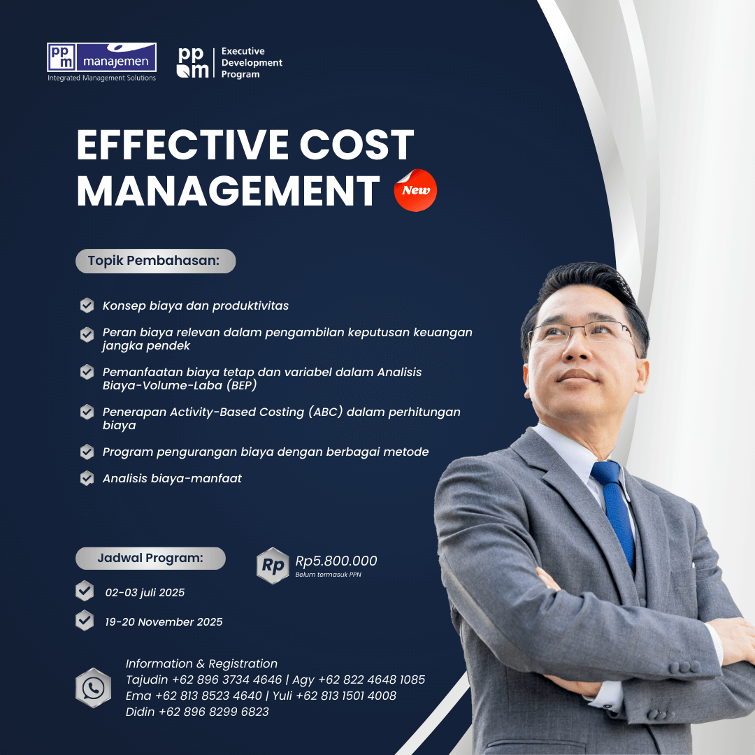 Effective Cost Management - PPM Manajemen